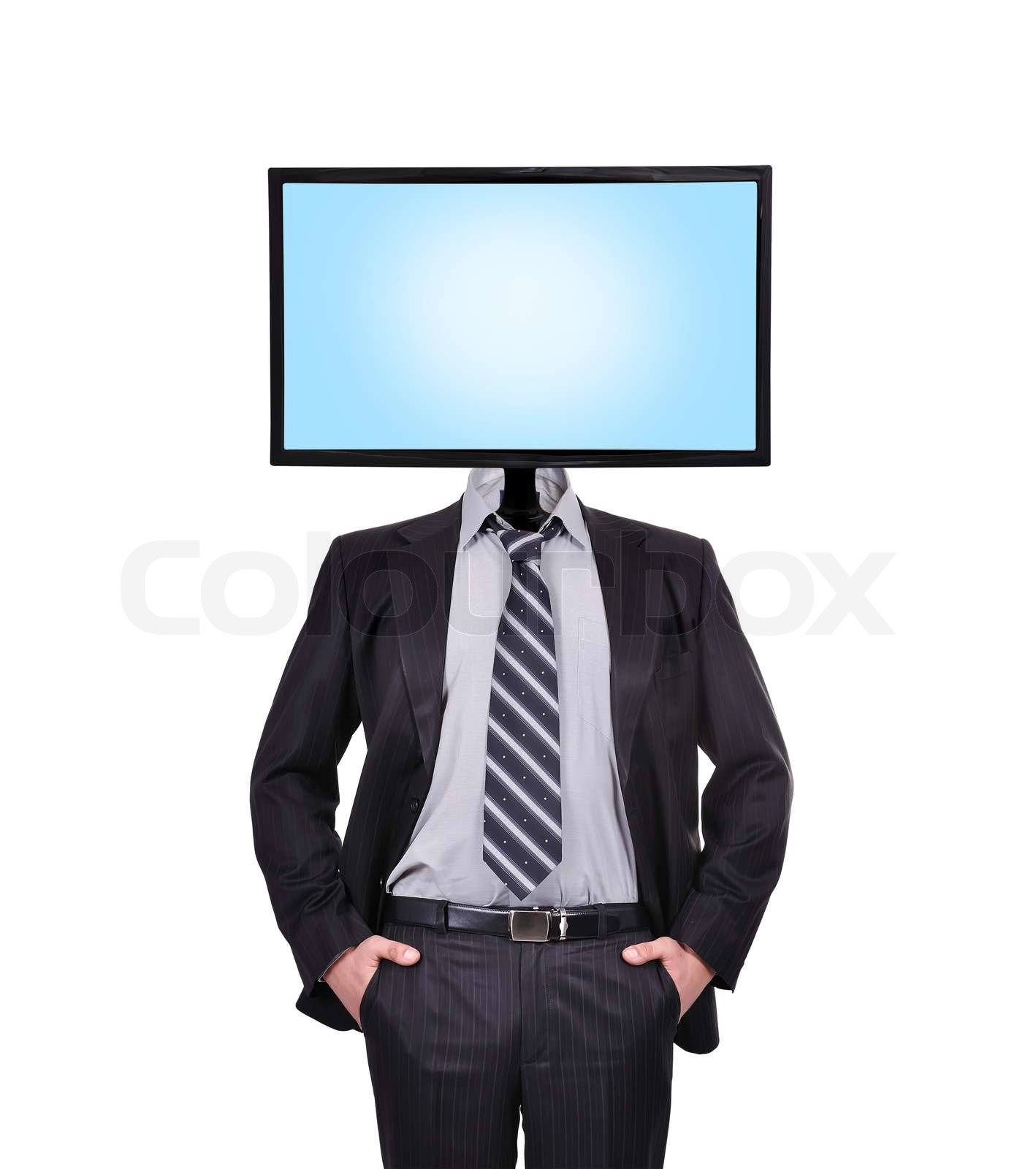 monitor for a head | Stock image | Colourbox