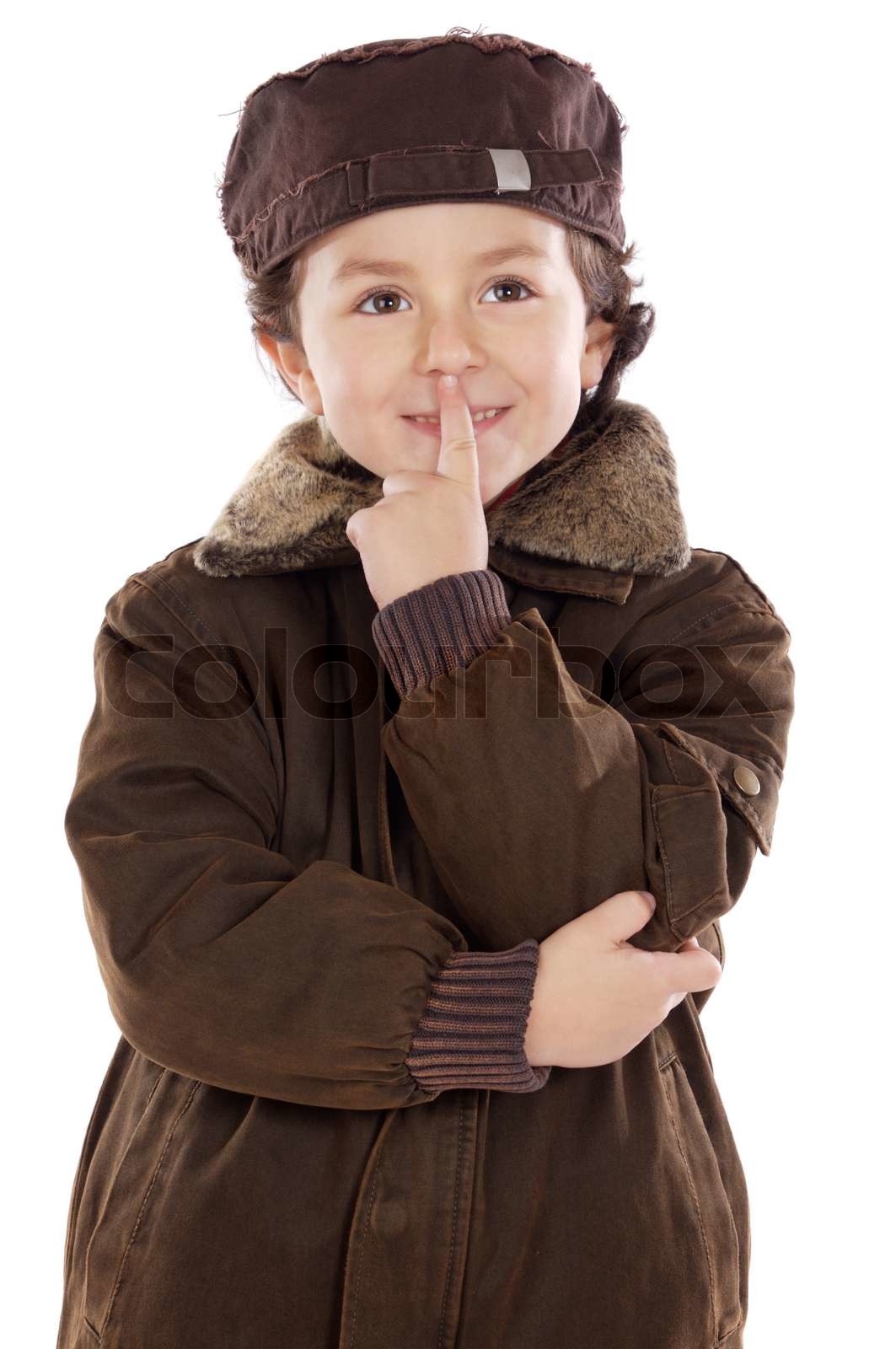 Kid thinking | Stock image | Colourbox