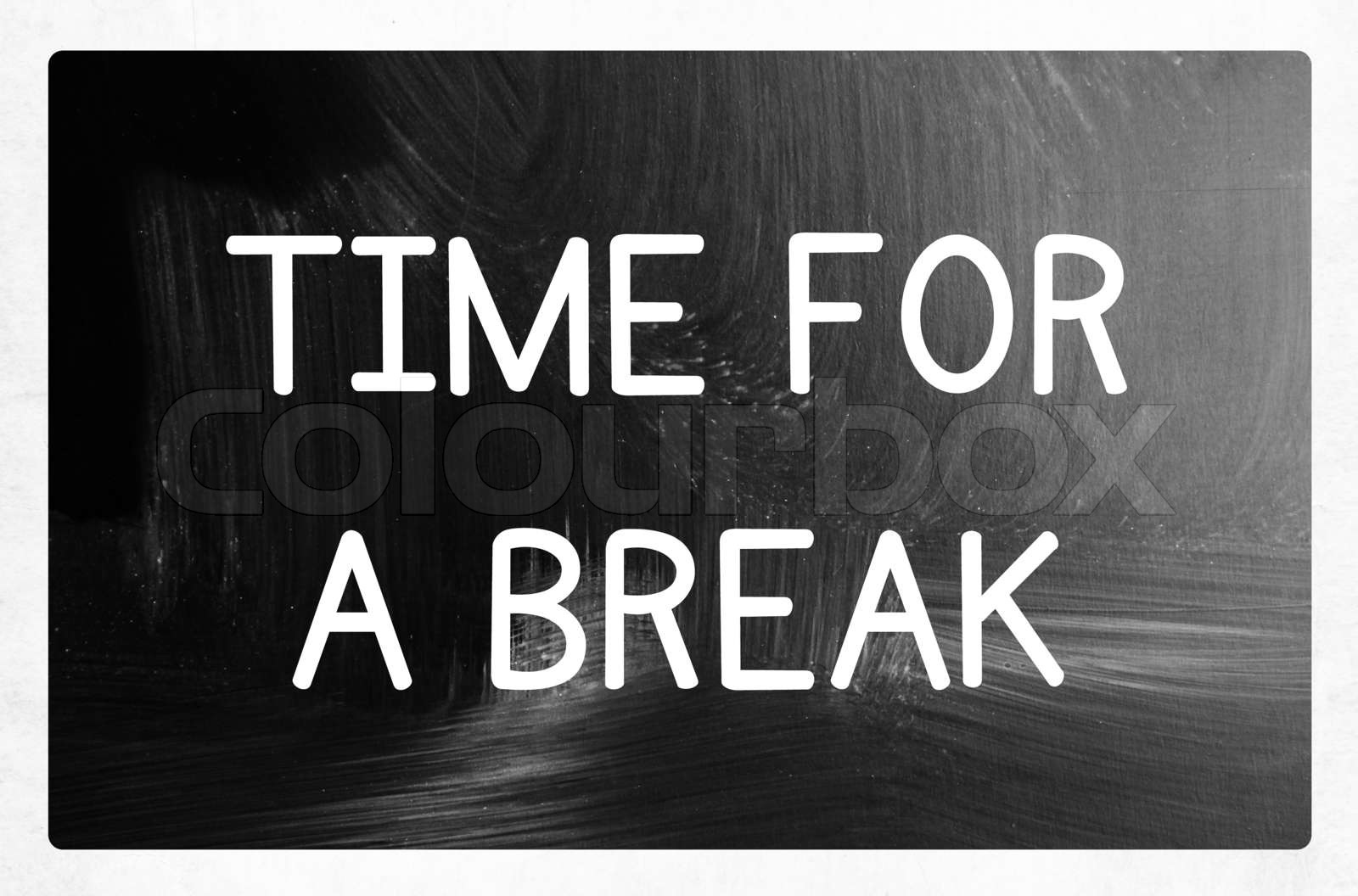time for a break | Stock image | Colourbox