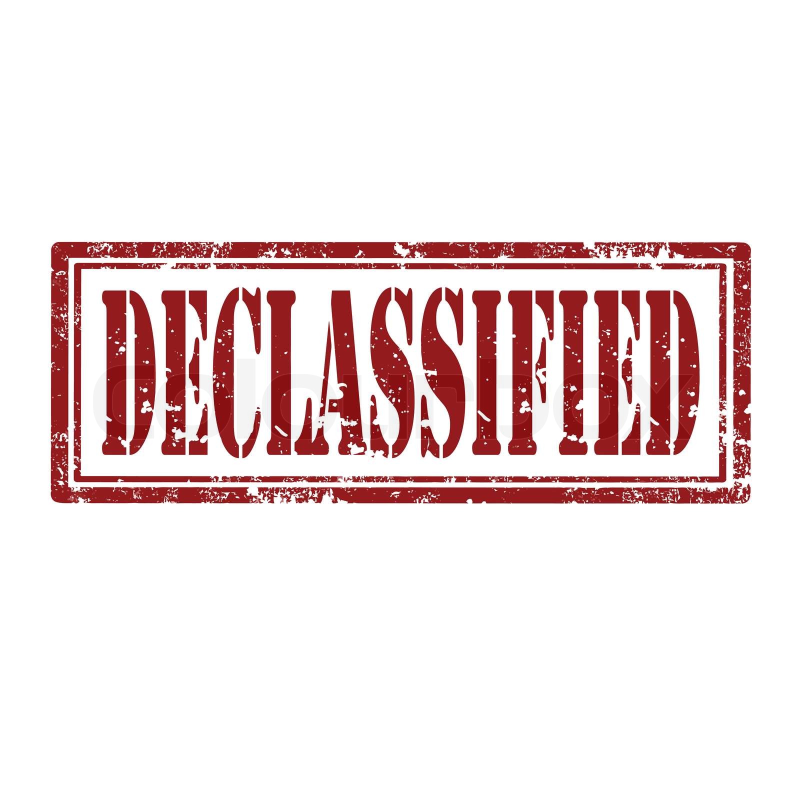 Declassified-stamp | Stock vector | Colourbox