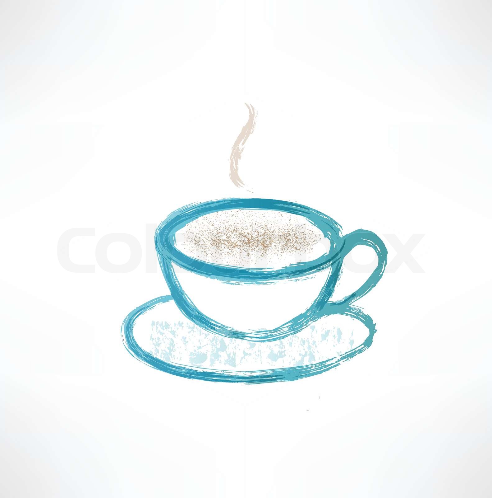 tegning, kaffe, vektor | Stock vektor | Colourbox