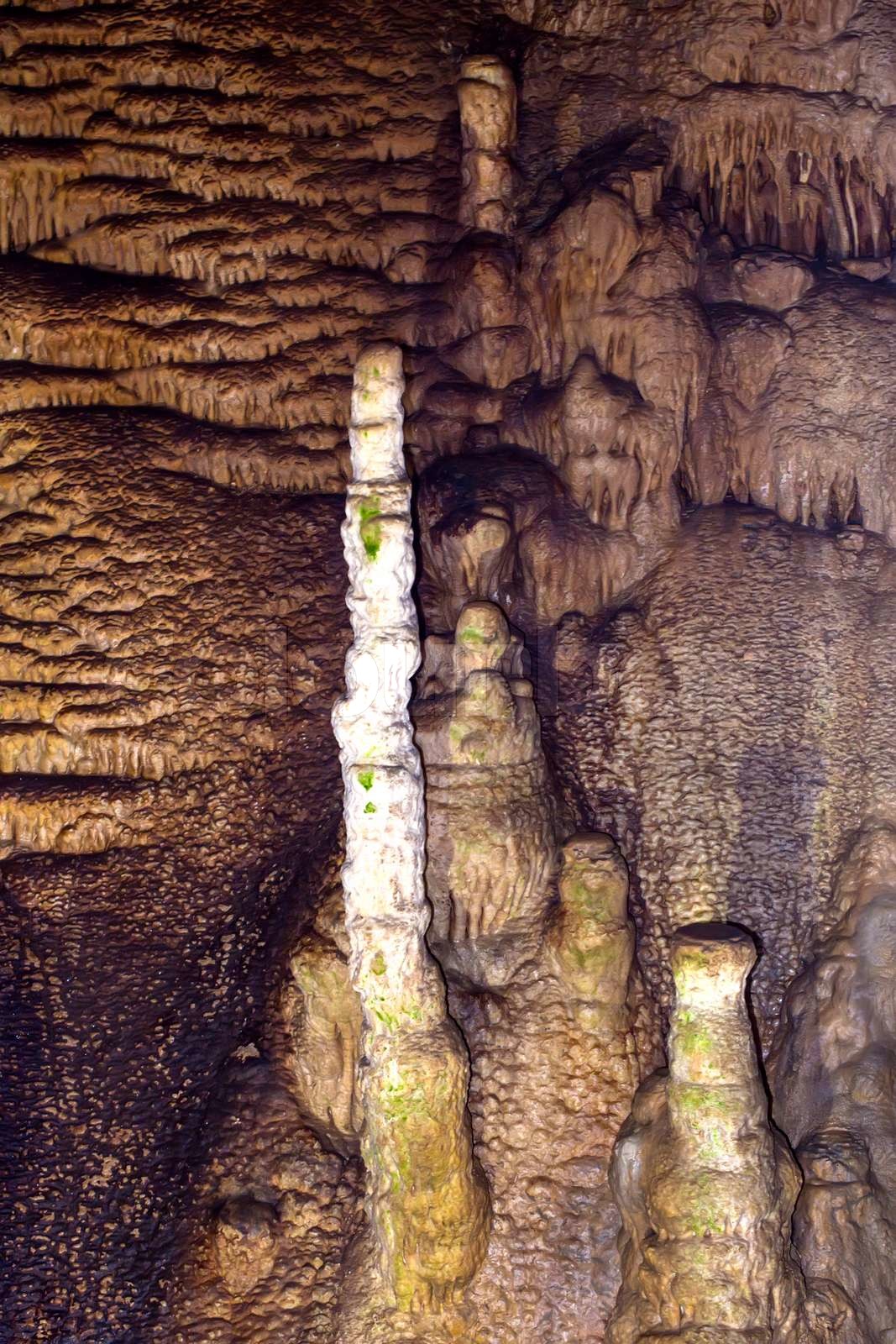cave with stalagmites and stalactit | Stock image | Colourbox