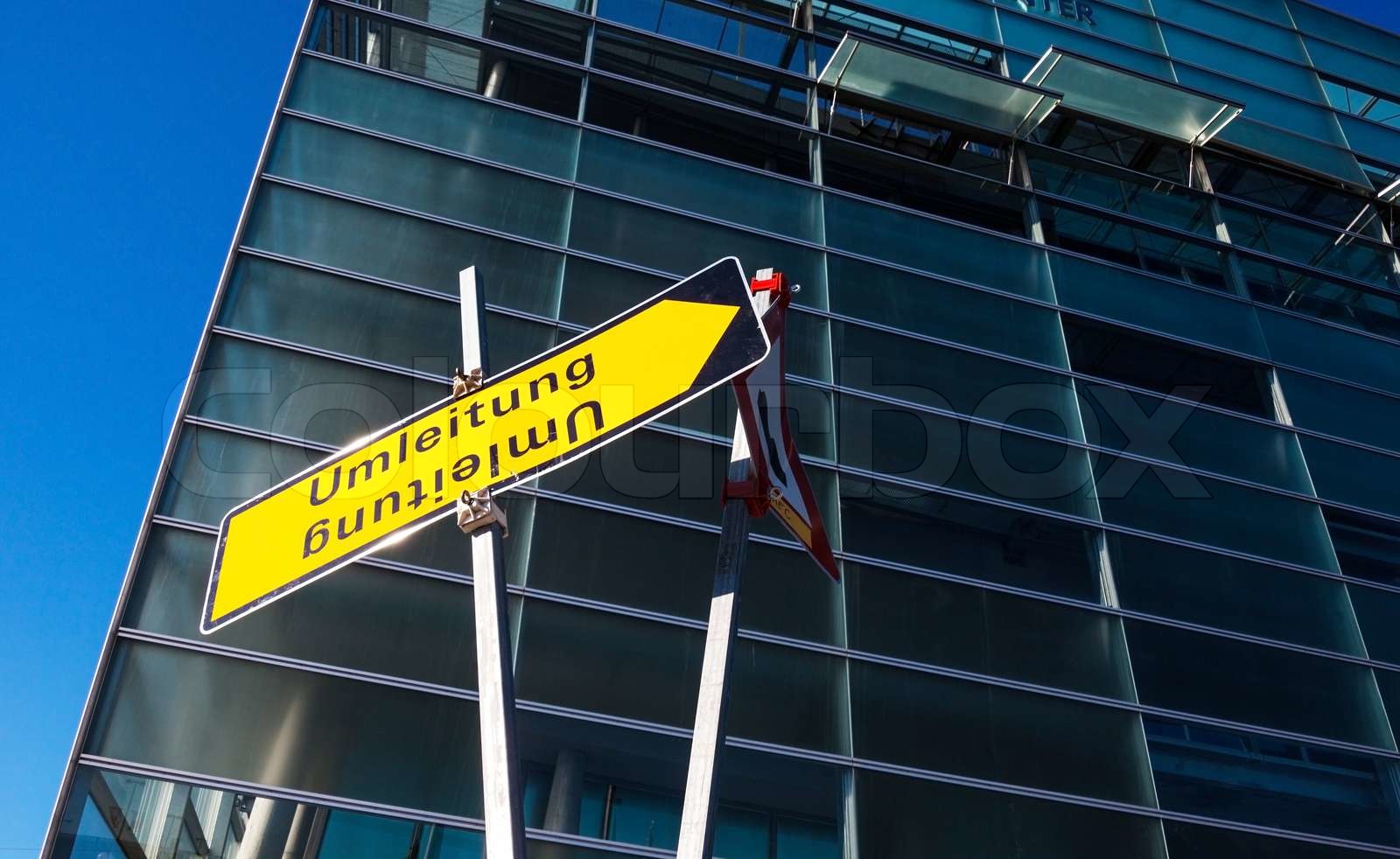 sign redirection | Stock image | Colourbox