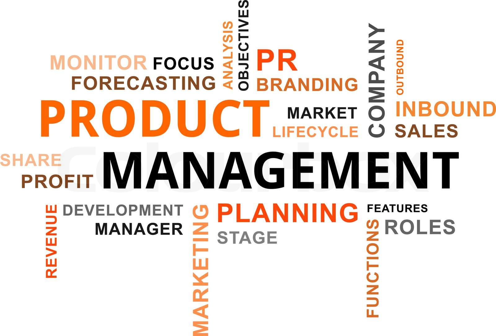 Word Cloud - Product Management | Stock vector | Colourbox