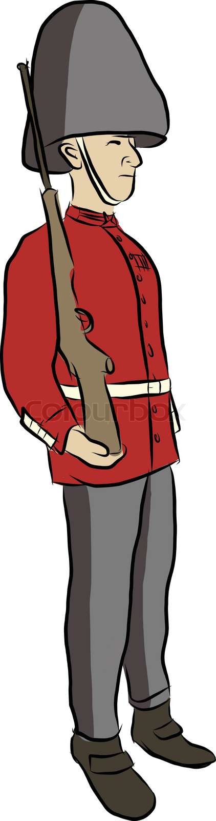 British Soldier | Stock vector | Colourbox