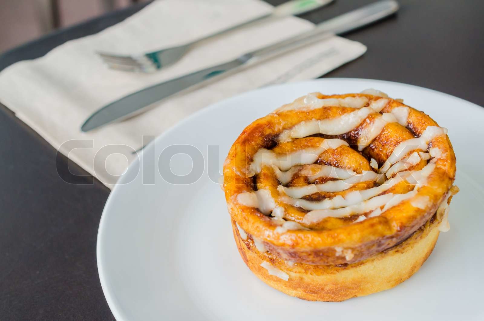 Cinnamon roll | Stock image | Colourbox