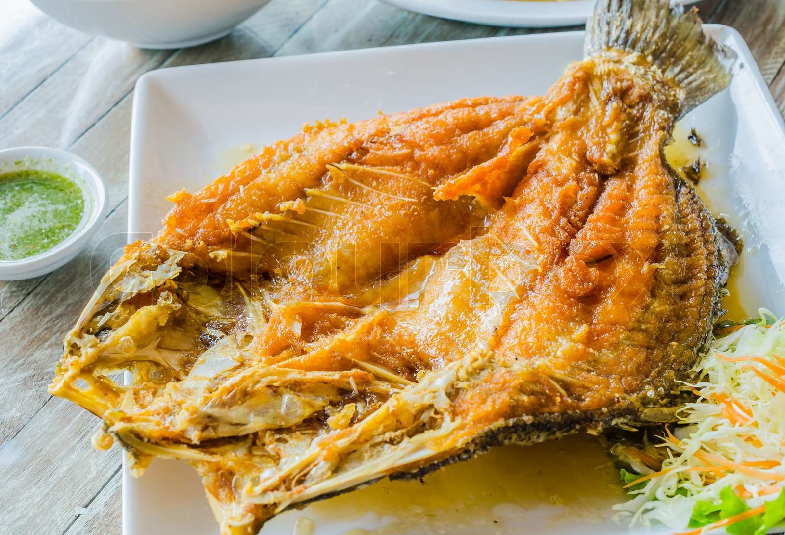 Fried fish | Stock image | Colourbox