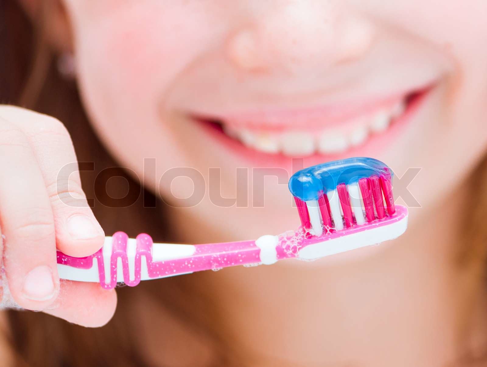 brushing teeth | Stock image | Colourbox