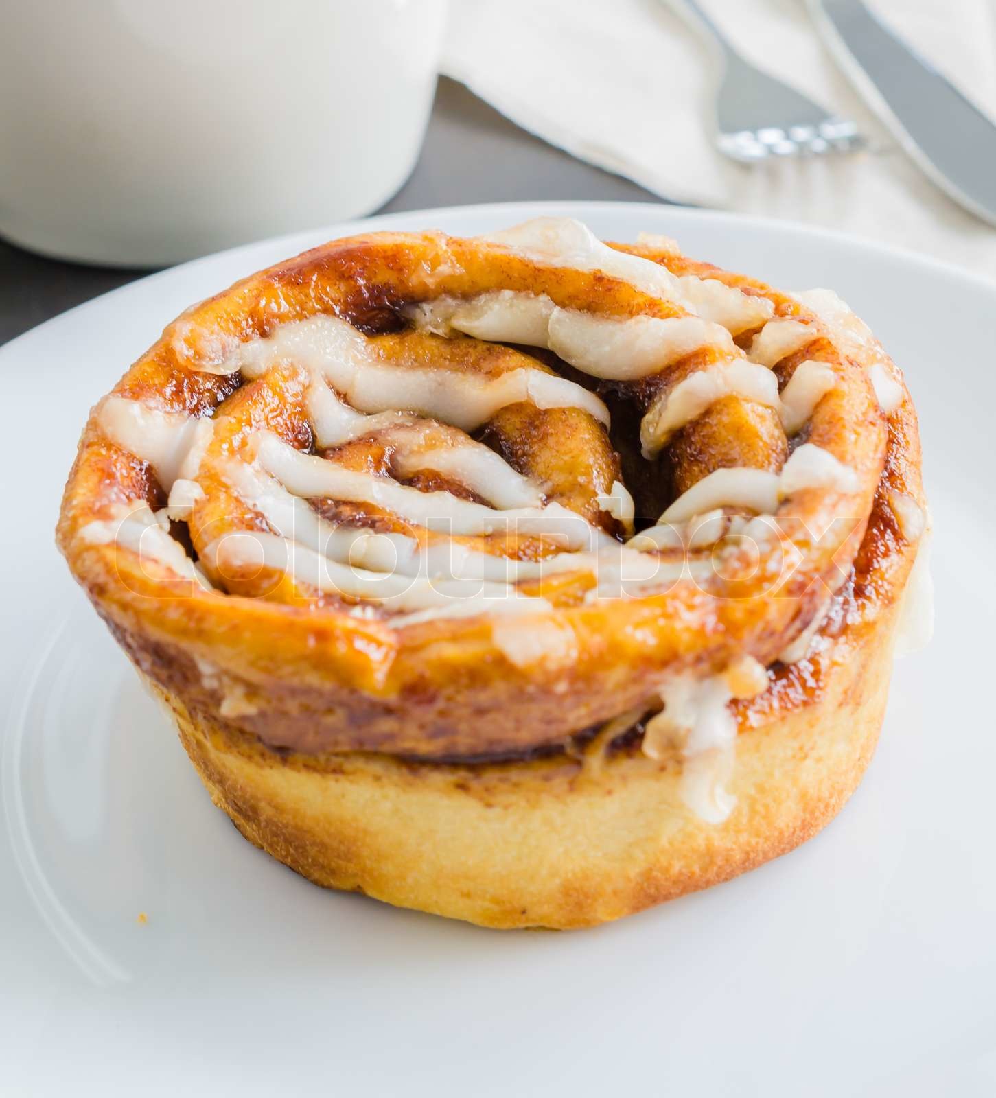 Cinnamon roll | Stock image | Colourbox