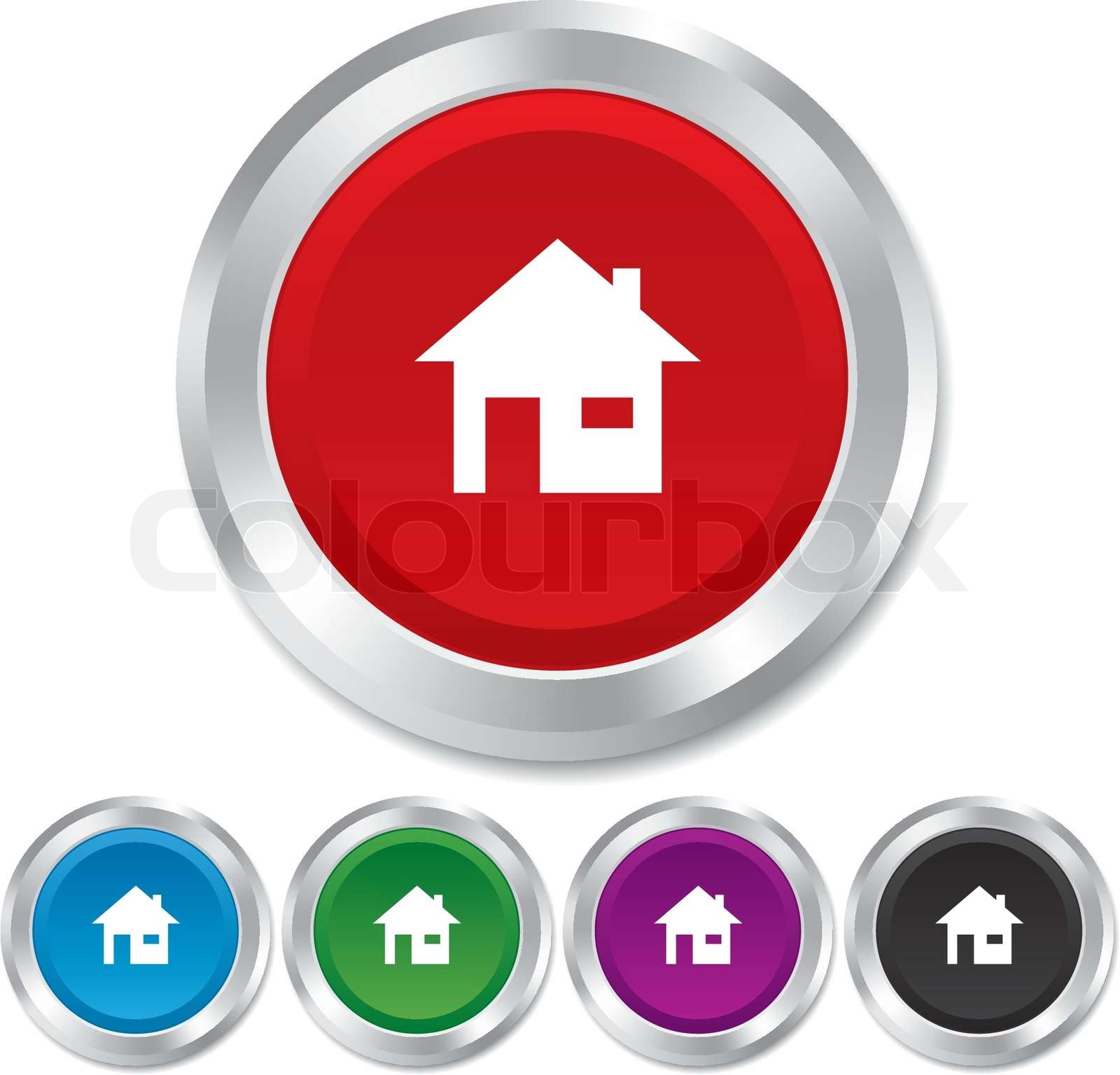 Home sign icon. Main page button. Navigation | Stock vector | Colourbox