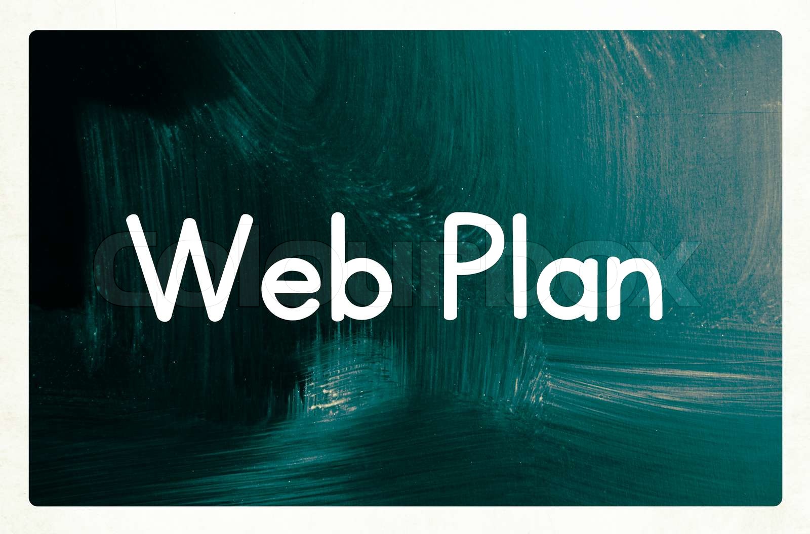 web plan concept | Stock image | Colourbox