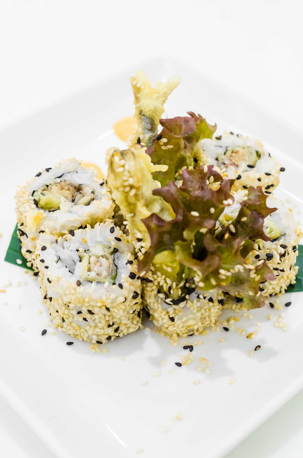 Sesame sushi | Stock image | Colourbox