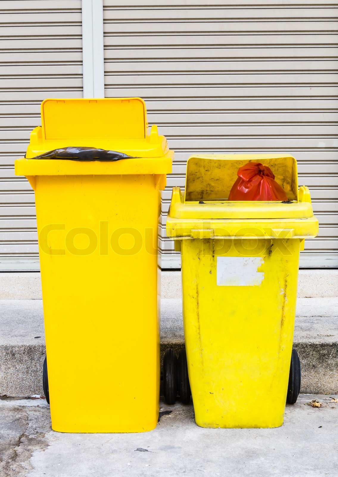 Dirty bin | Stock image | Colourbox