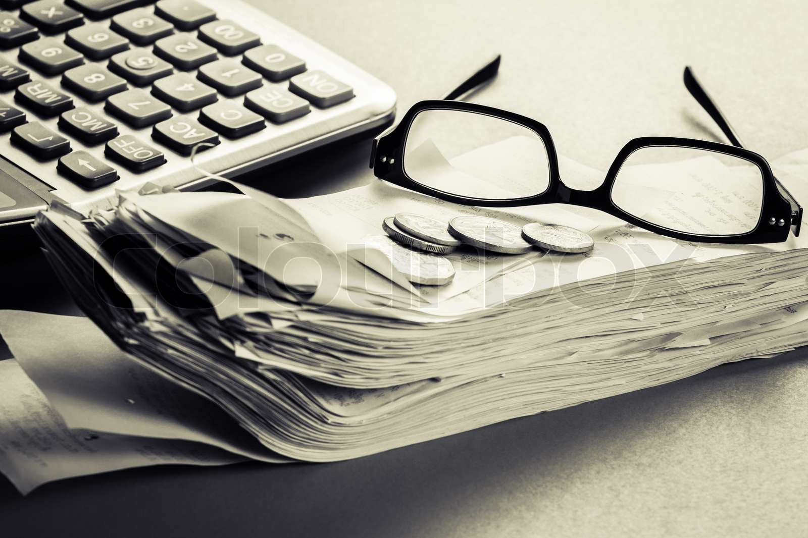Financial work | Stock image | Colourbox