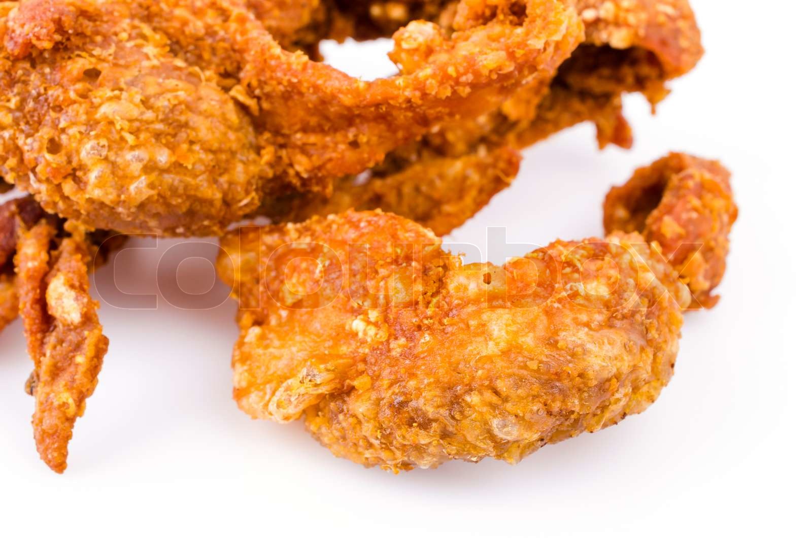 Fried chicken skin | Stock image | Colourbox