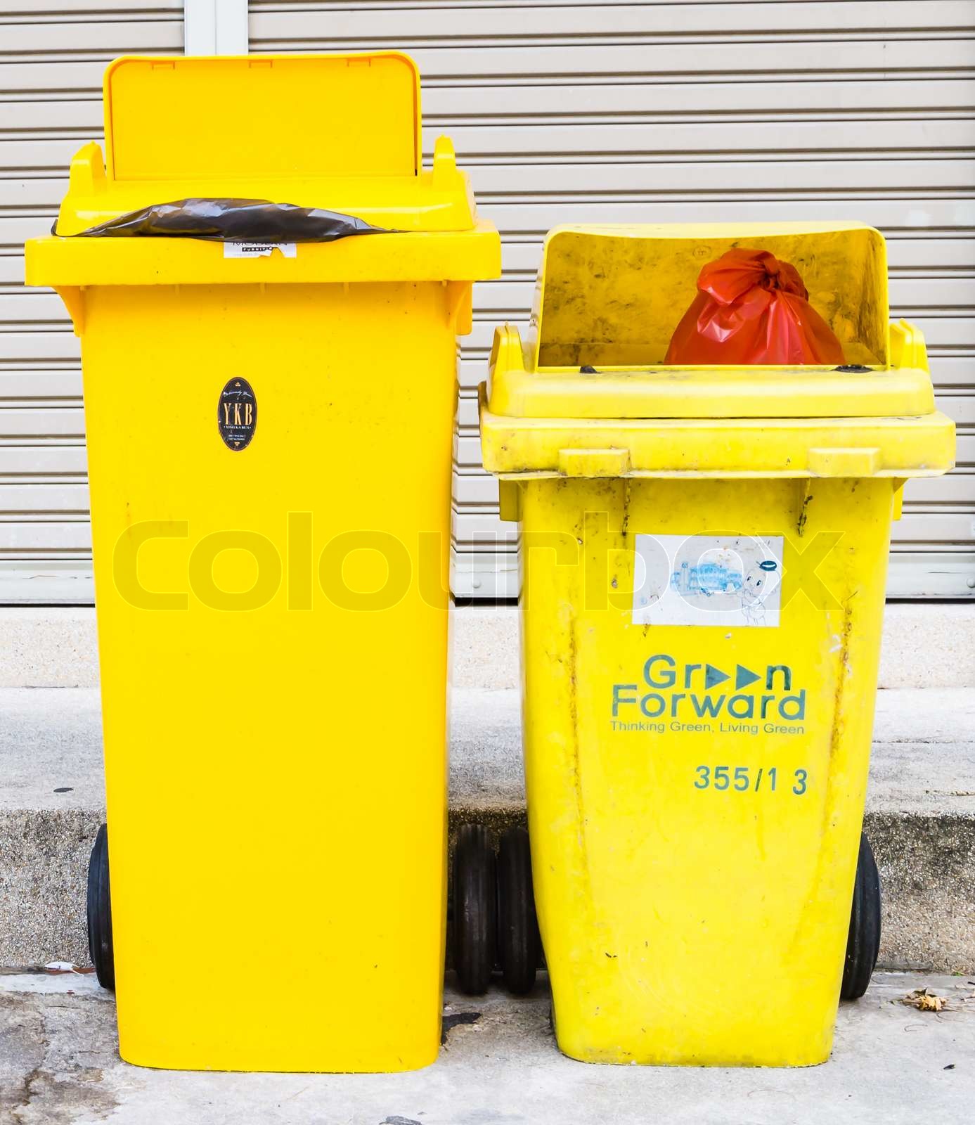 Dirty bin | Stock image | Colourbox