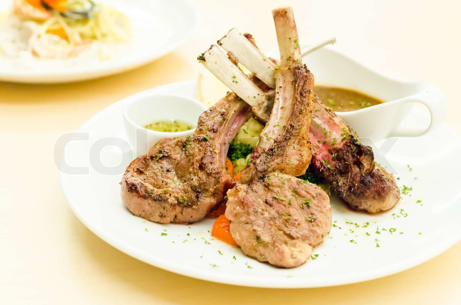 Lamp chop | Stock image | Colourbox