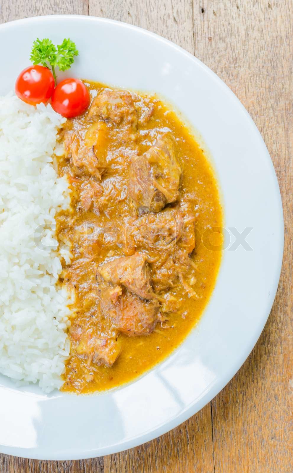 Curry rice | Stock image | Colourbox