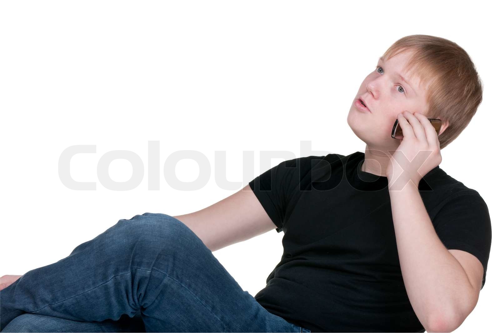 Mobile talk | Stock image | Colourbox