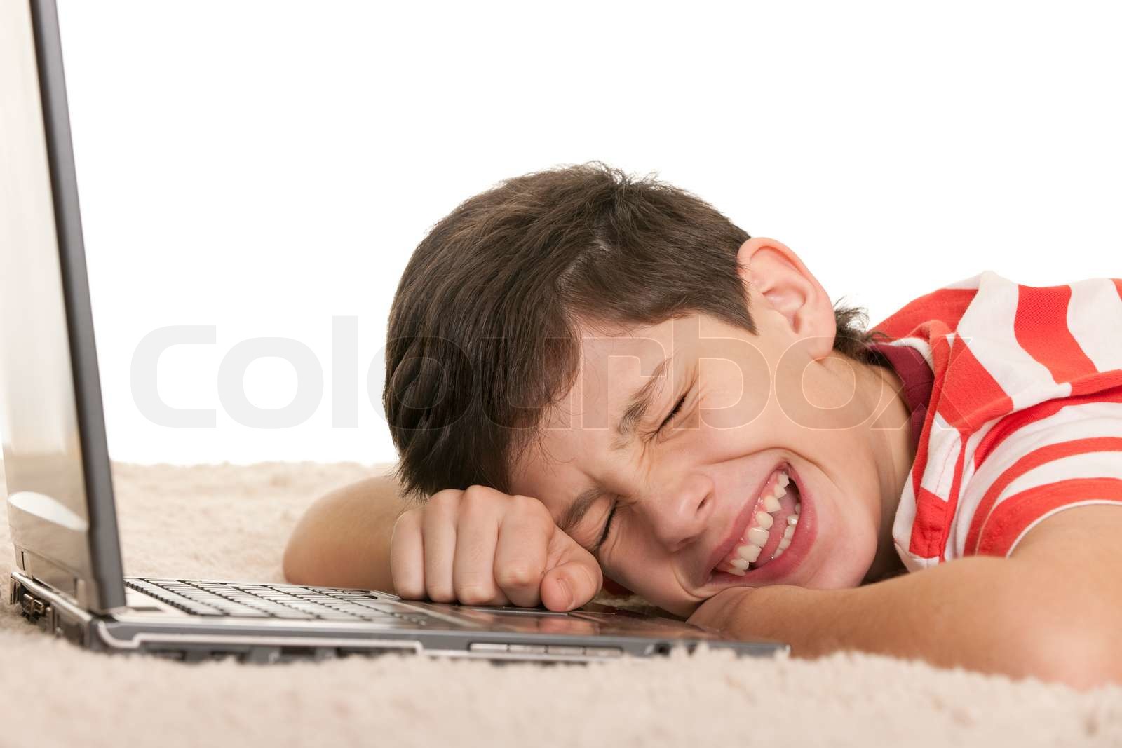 Crying with joy | Stock image | Colourbox