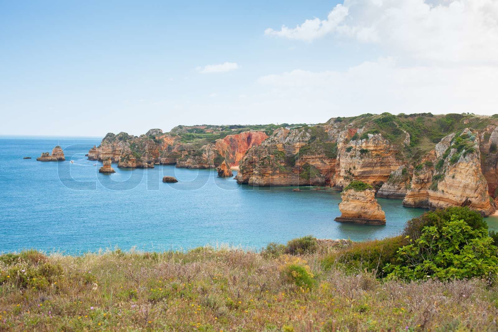 Ocean and rocks in Lagos | Stock image | Colourbox
