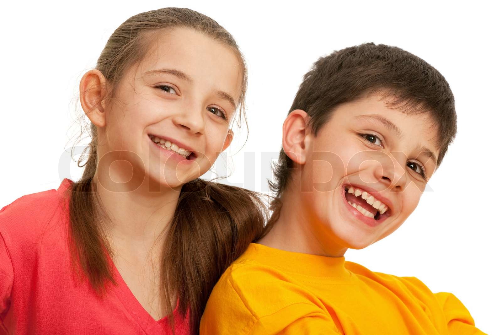 Laughing kids | Stock image | Colourbox