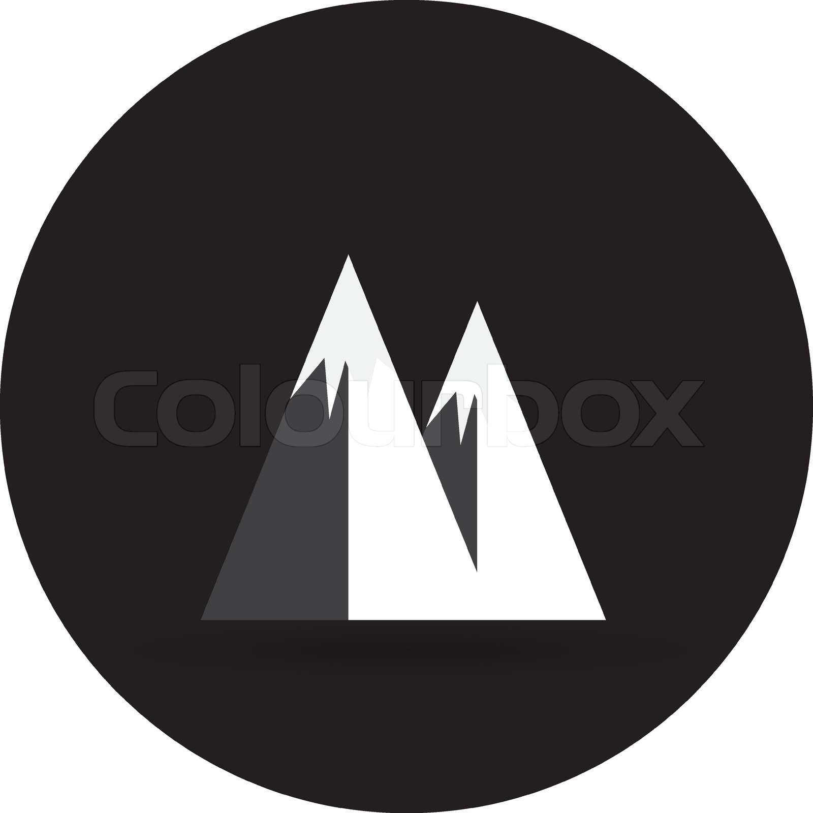 Mountain icon | Stock vector | Colourbox