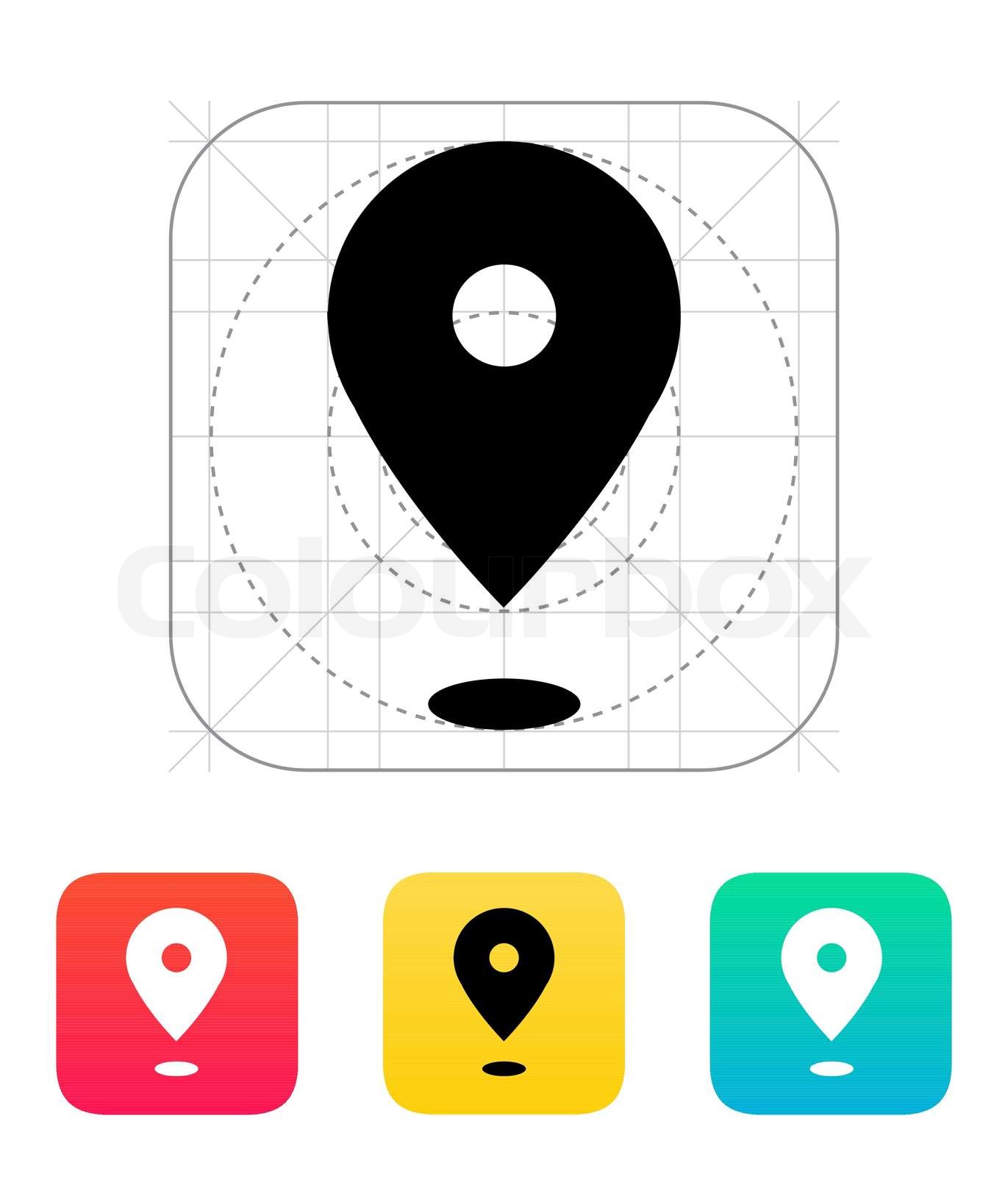 Point icon. | Stock vector | Colourbox