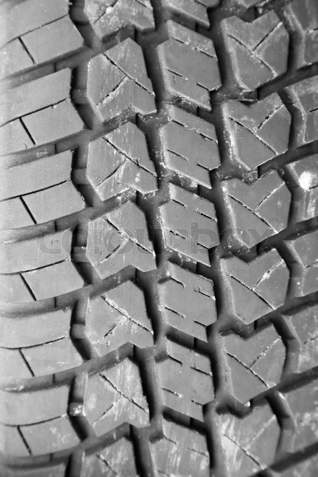 Background of the tire tread | Stock image | Colourbox