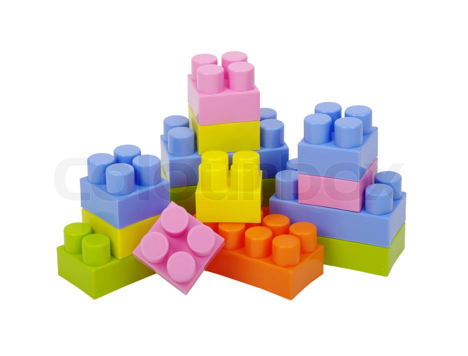 Plastic toy blocks | Stock image | Colourbox