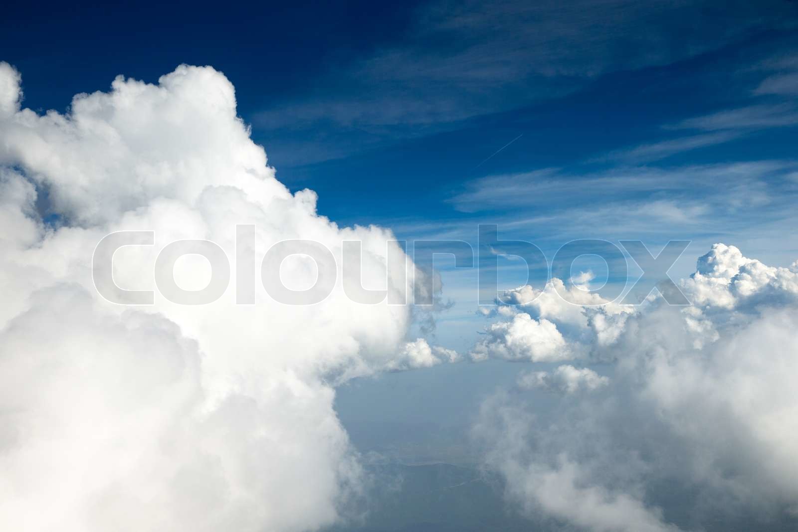 Aerial sky | Stock image | Colourbox