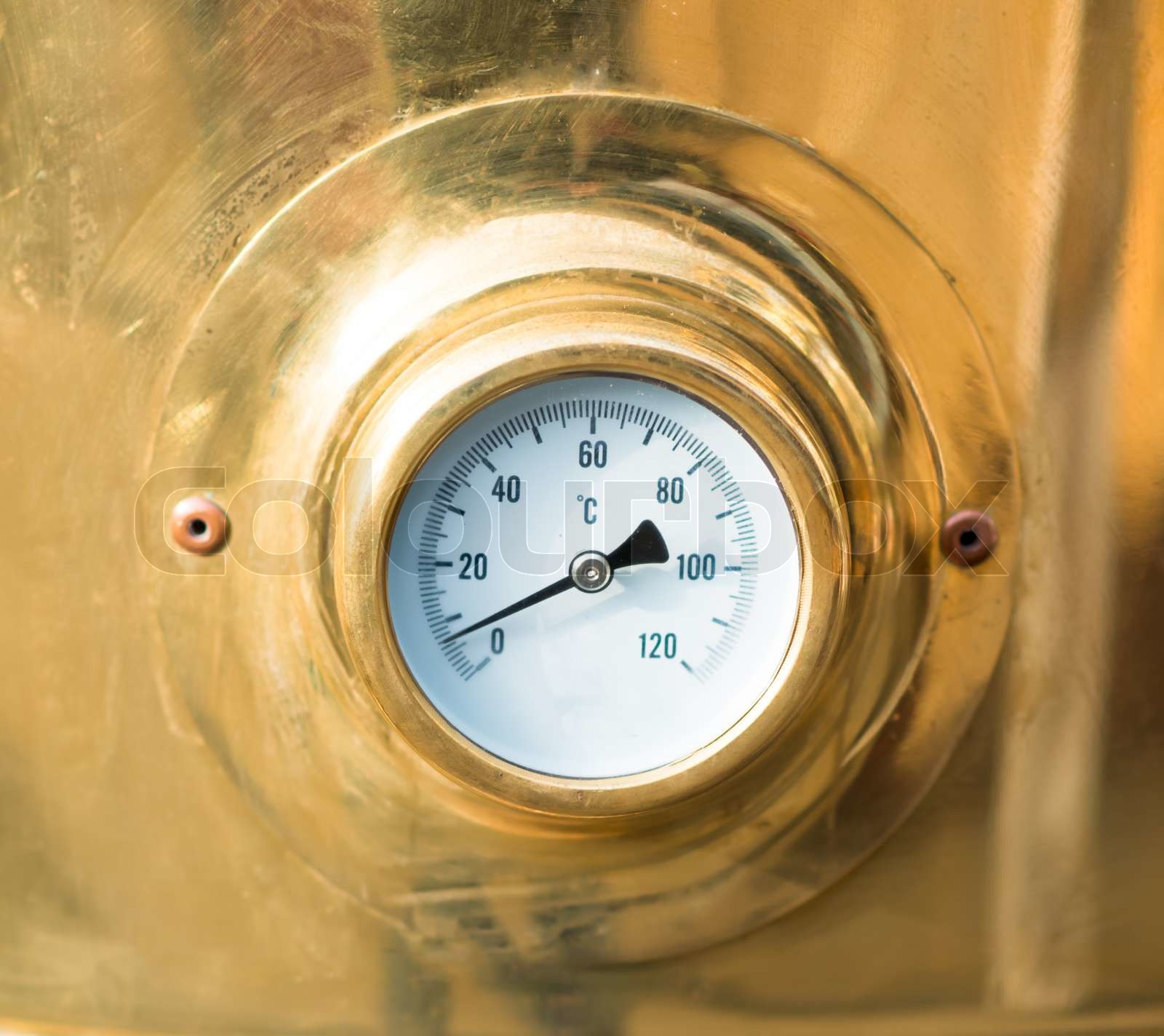 gold thermometer | Stock image | Colourbox