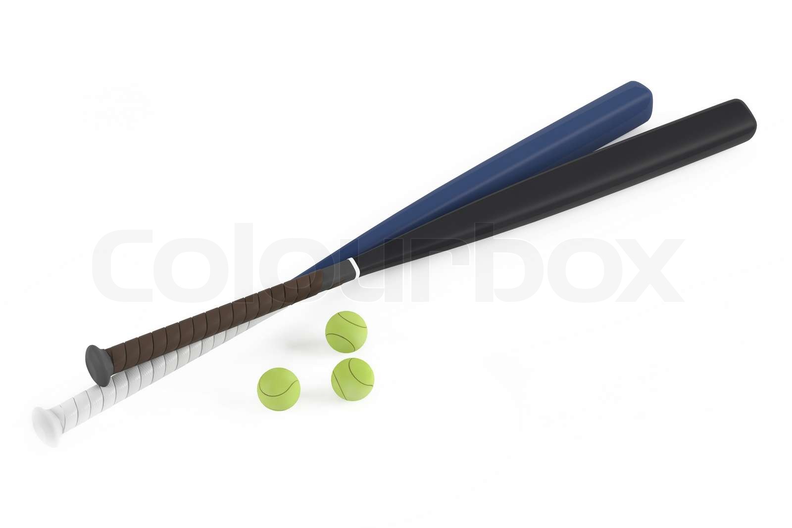 Baseball bat isolated | Stock image | Colourbox