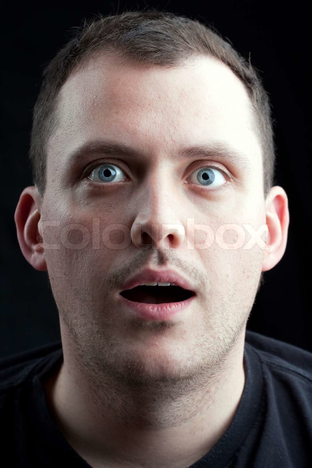 Stunned Shocked Man | Stock image | Colourbox