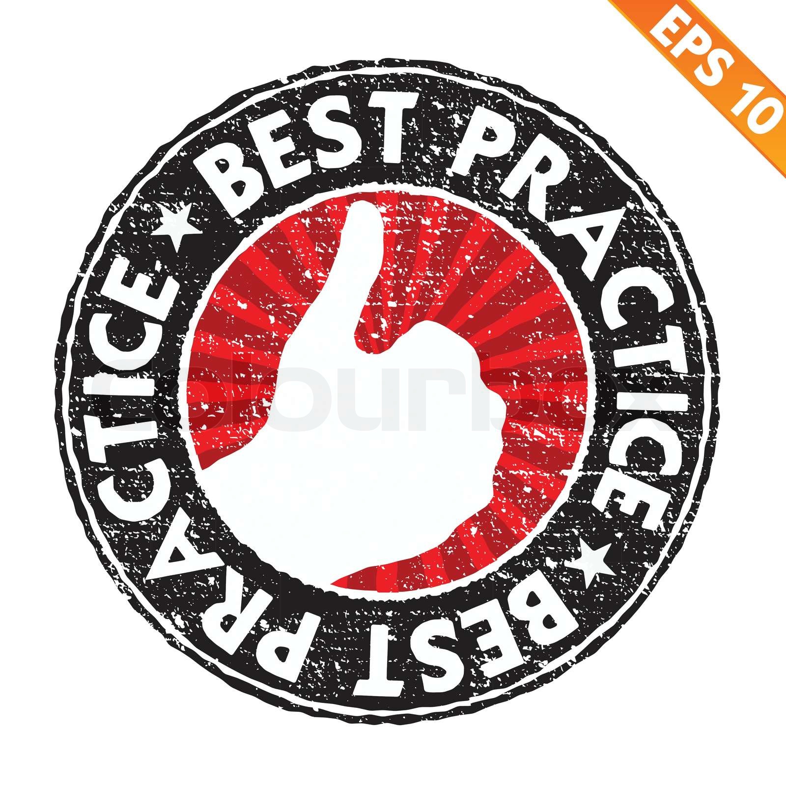 Stamp sticker best practice collection - Vector illustration - EPS10 ...