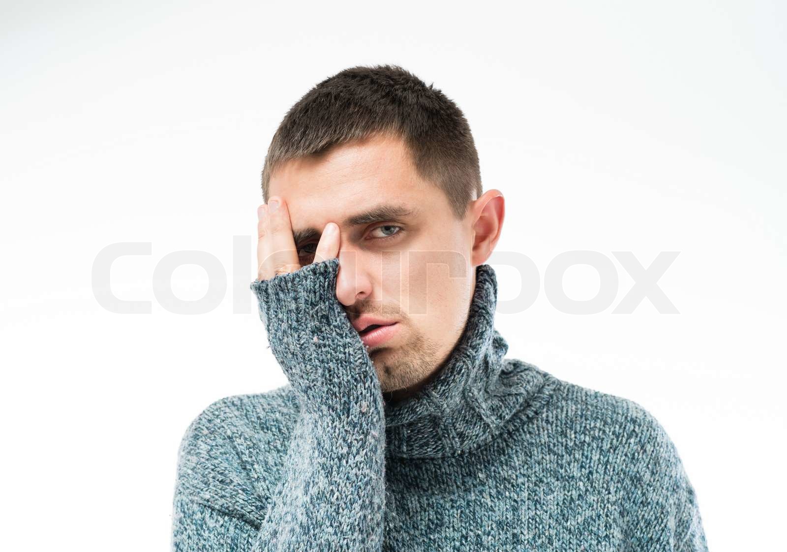 resentful man | Stock image | Colourbox