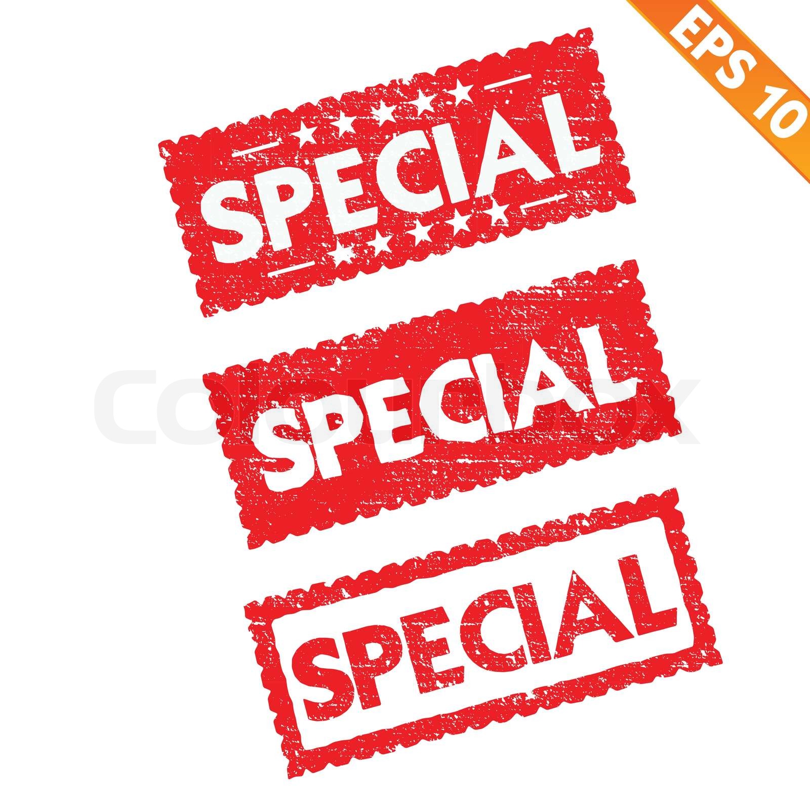Stamp sticker special tag collection - Vector illustration - EPS10 ...