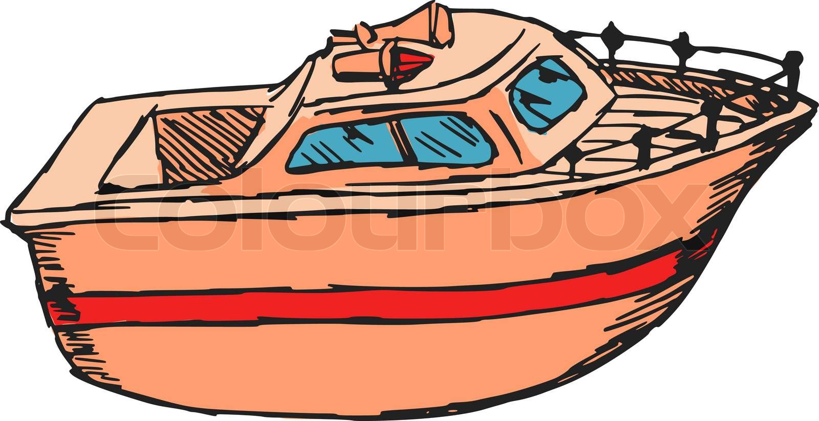 boot, schaubild, cartoon | Stock-Vektor | Colourbox