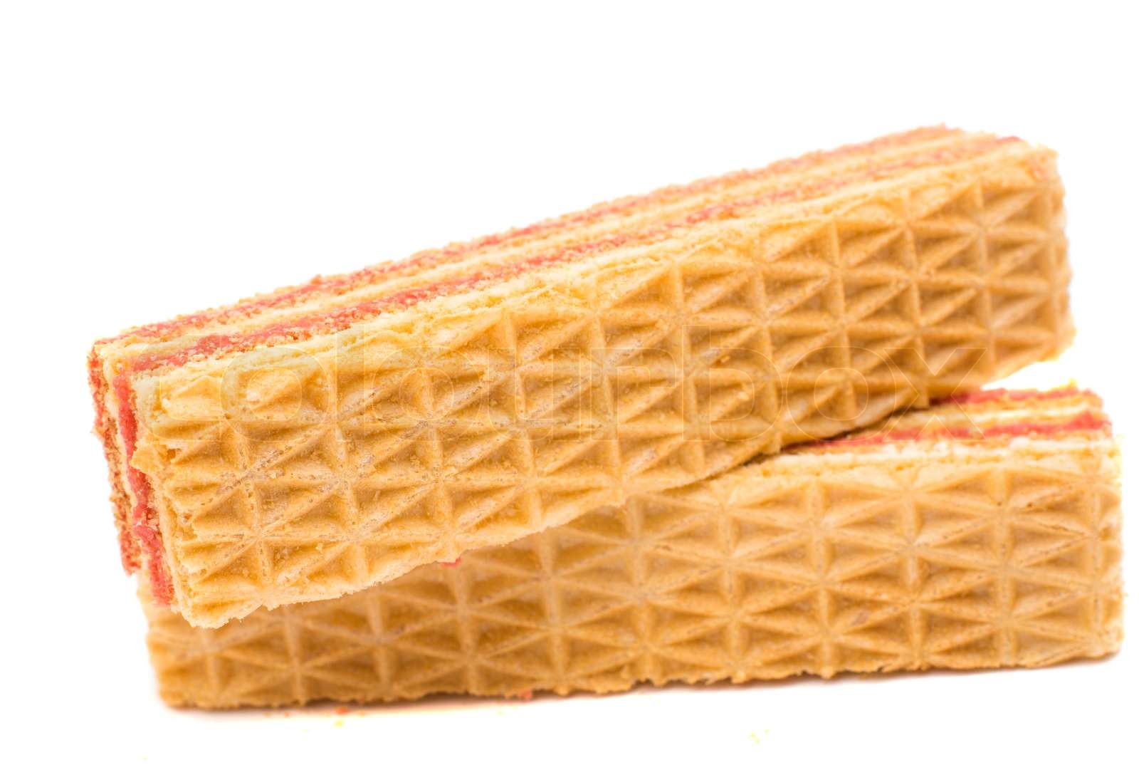 waffles isolated | Stock image | Colourbox