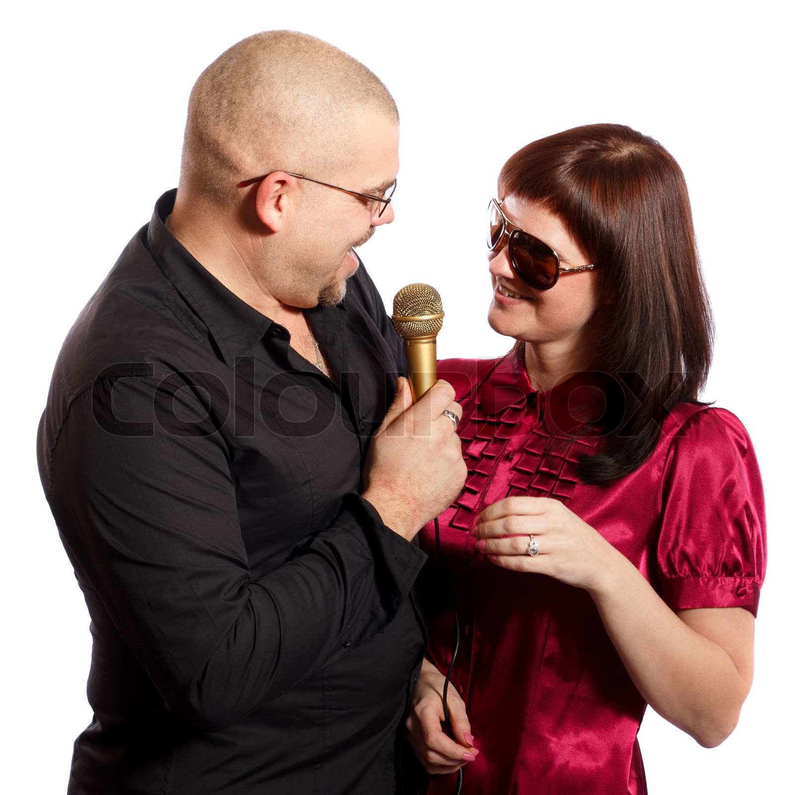 singing couple | Stock image | Colourbox