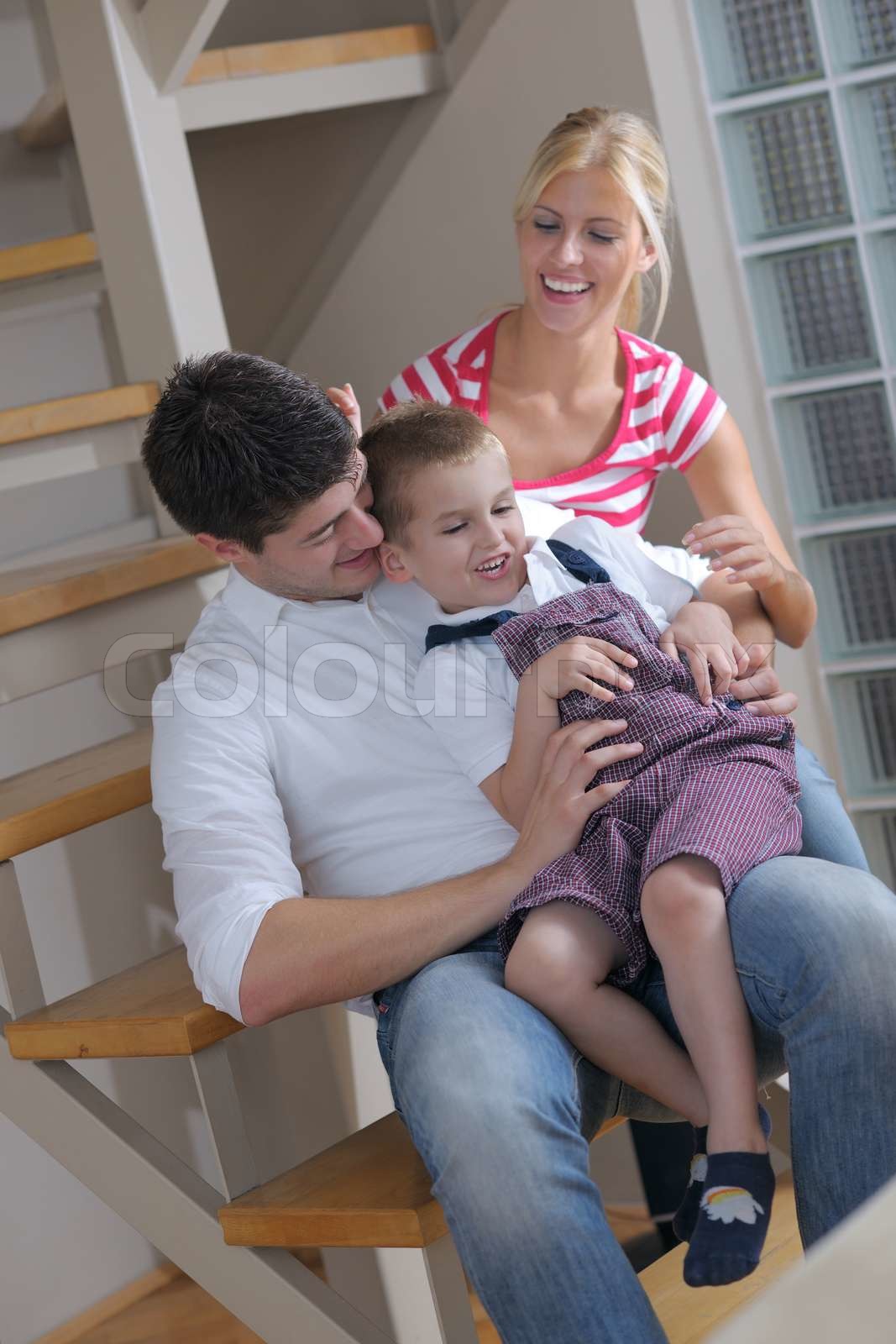 family at home | Stock image | Colourbox
