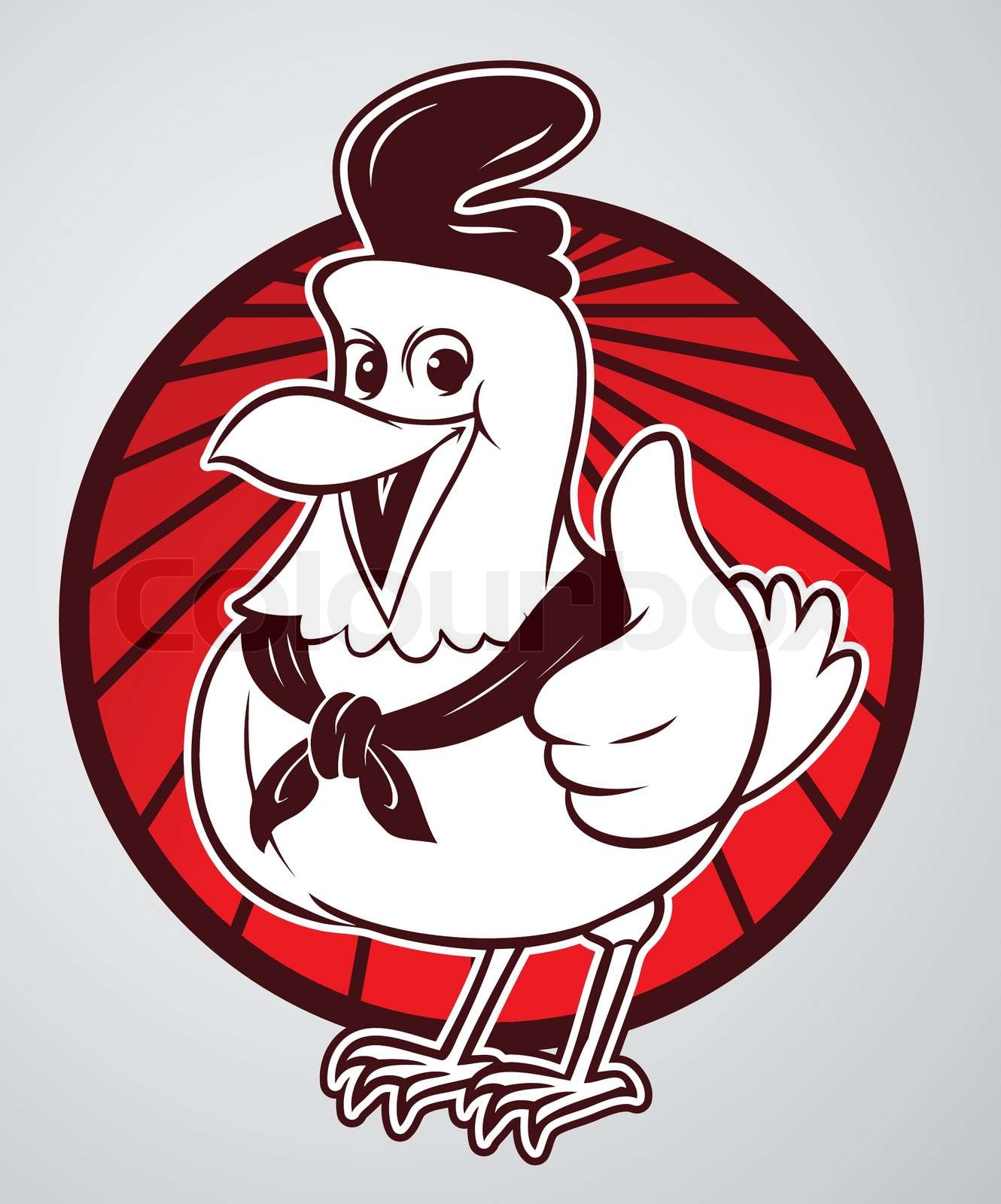 chicken thumb | Stock vector | Colourbox