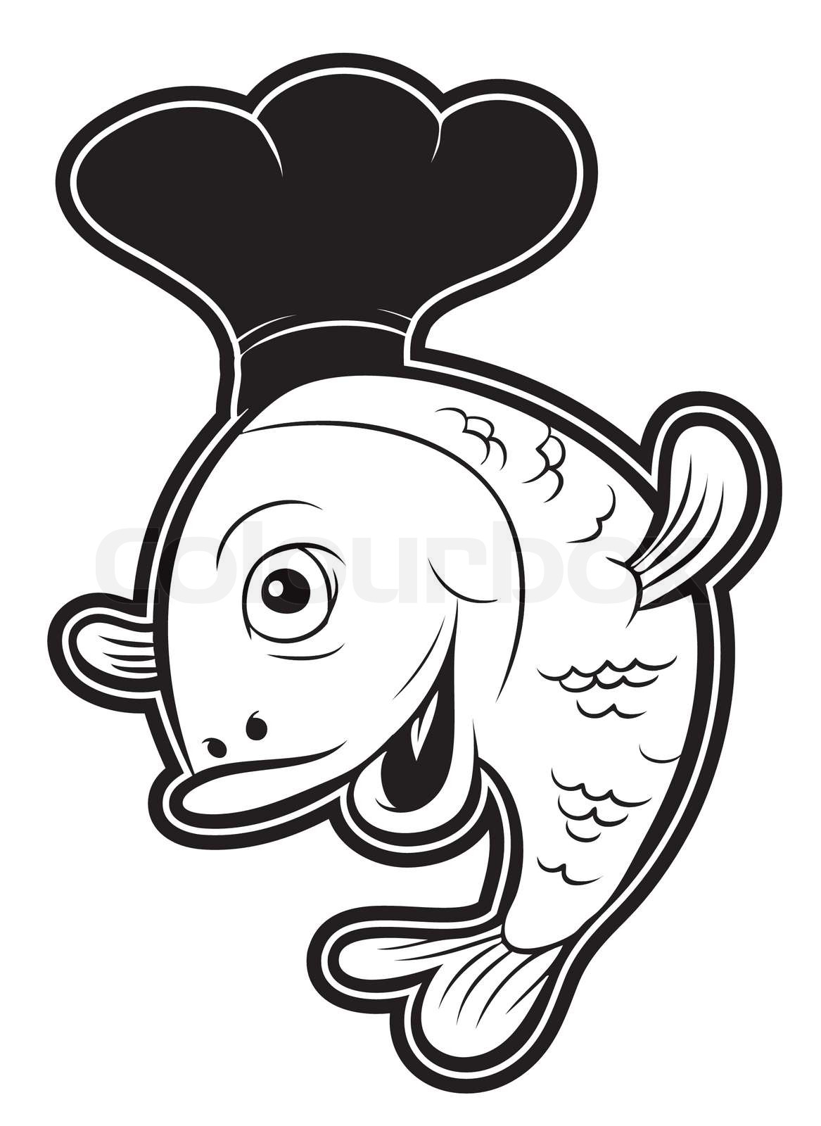 fish chef | Stock vector | Colourbox
