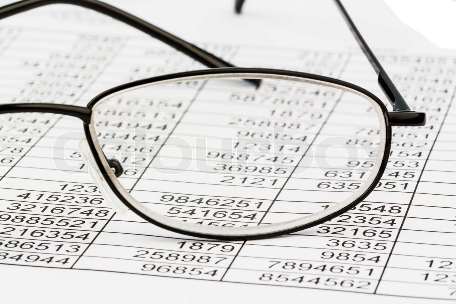 statistics and tables | Stock image | Colourbox