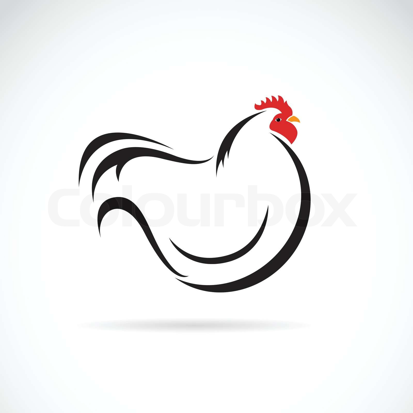 Vector image of an hen | Stock vector | Colourbox