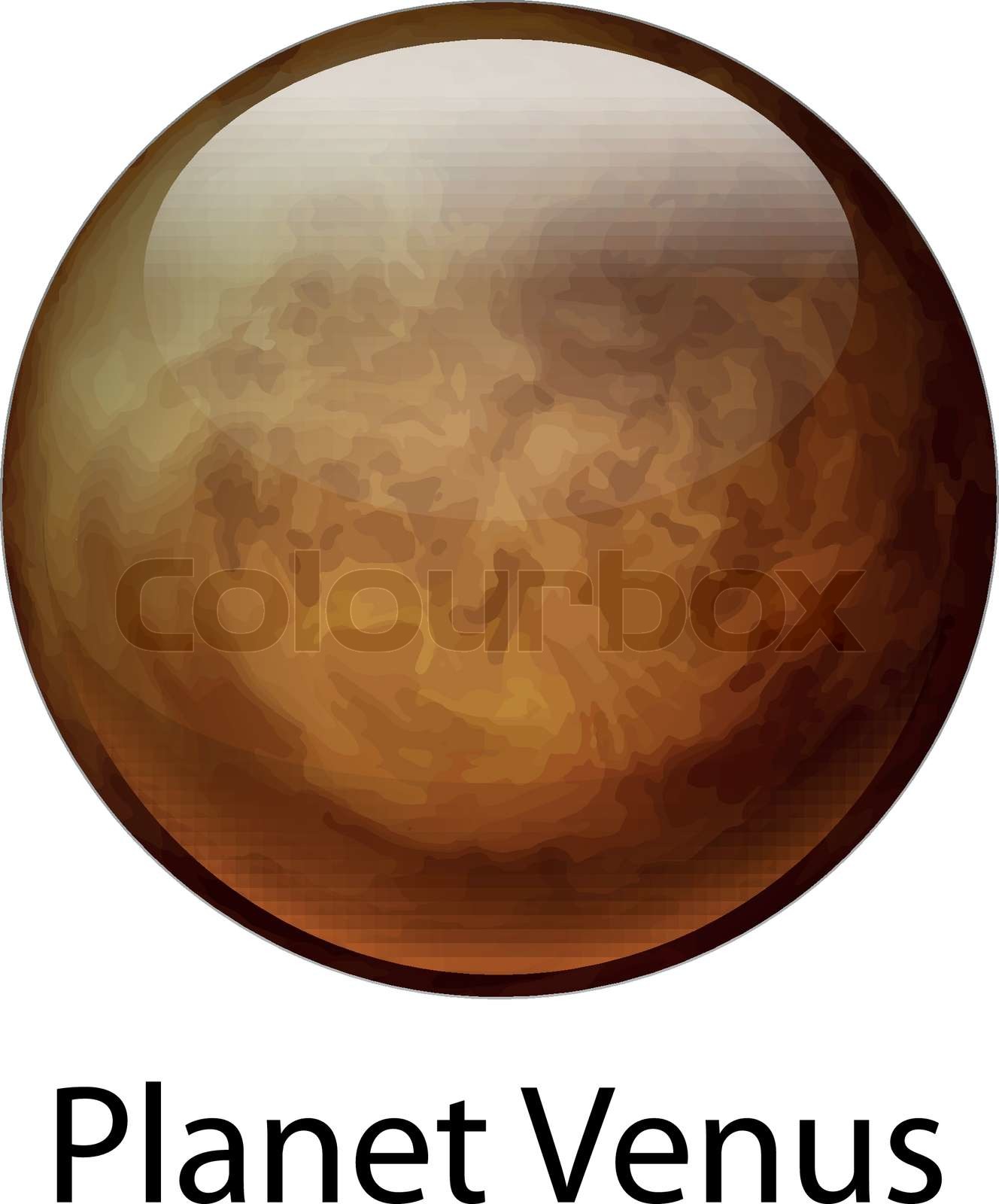 Planet Venus | Stock vector | Colourbox