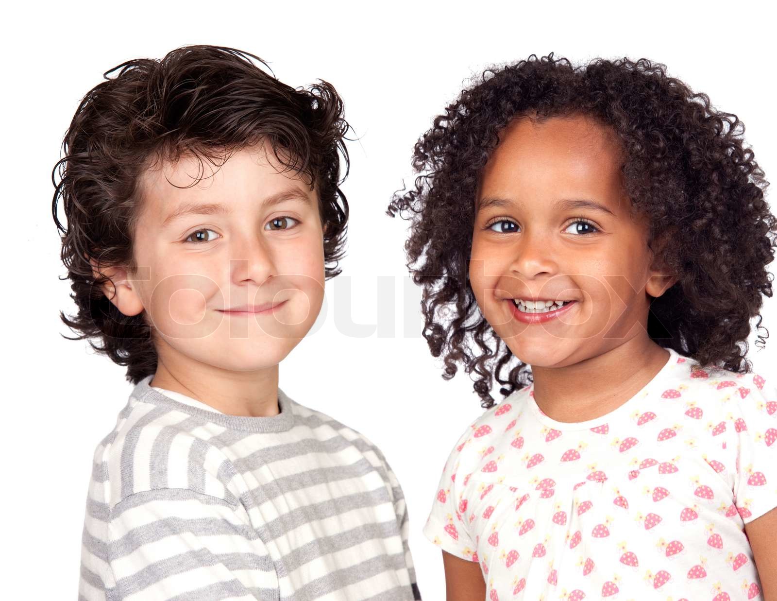 Two beautiful children | Stock image | Colourbox