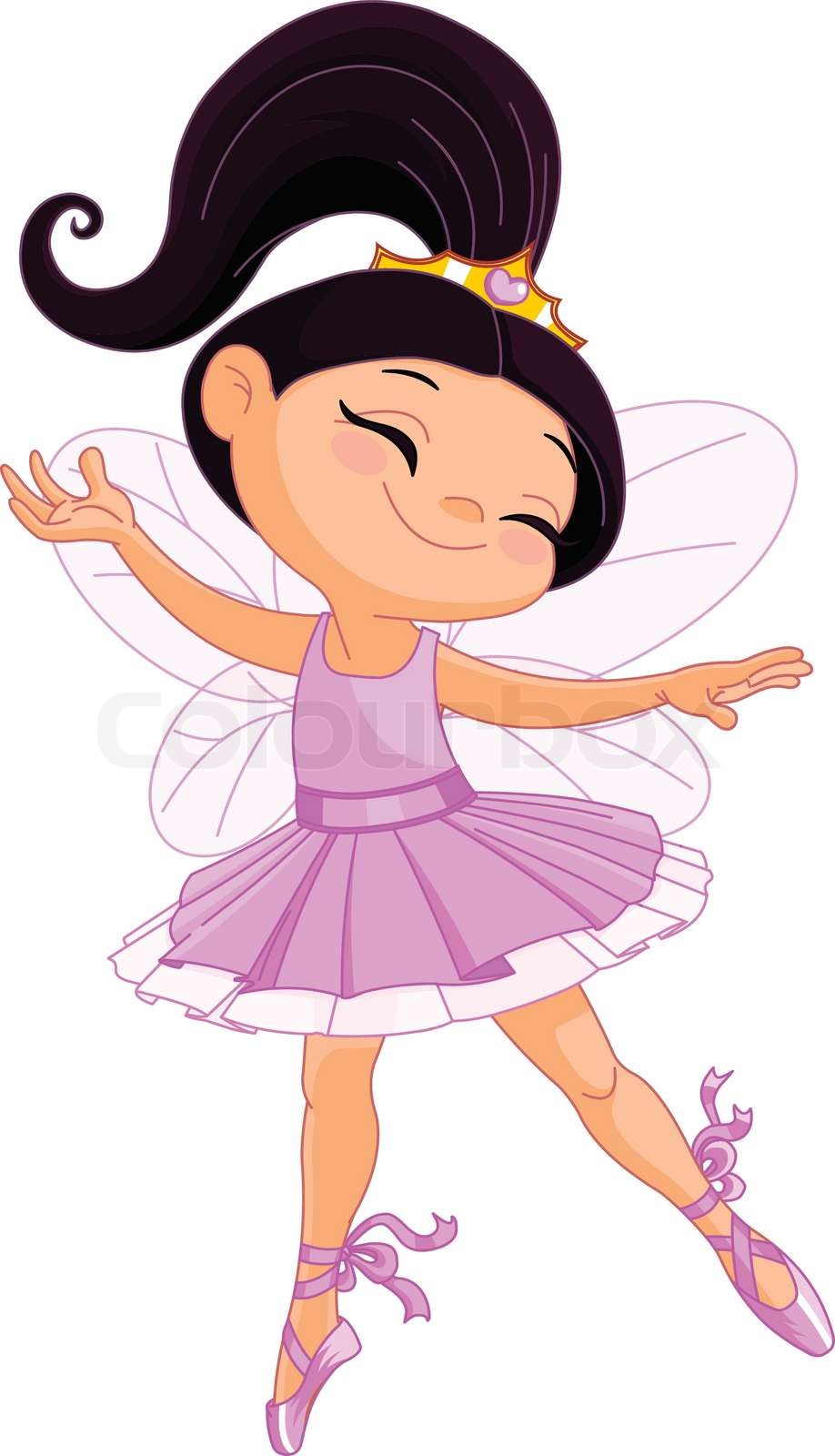 Little fairy ballerina | Stock vector | Colourbox