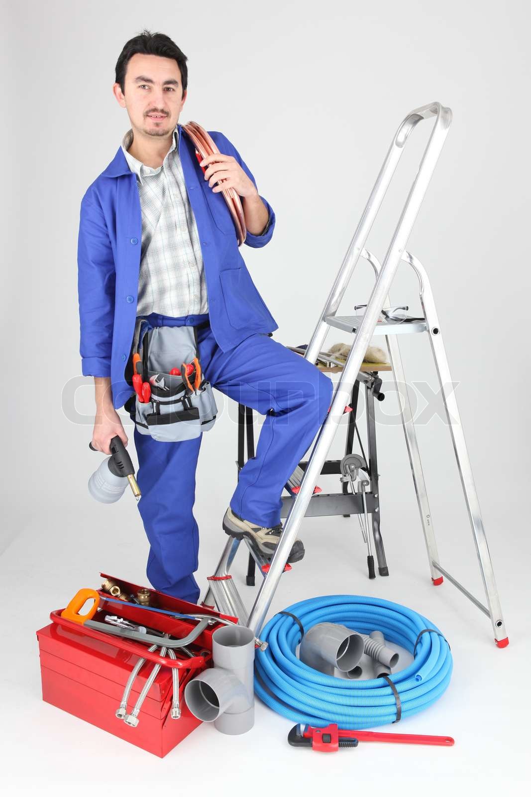 Plumber | Stock image | Colourbox