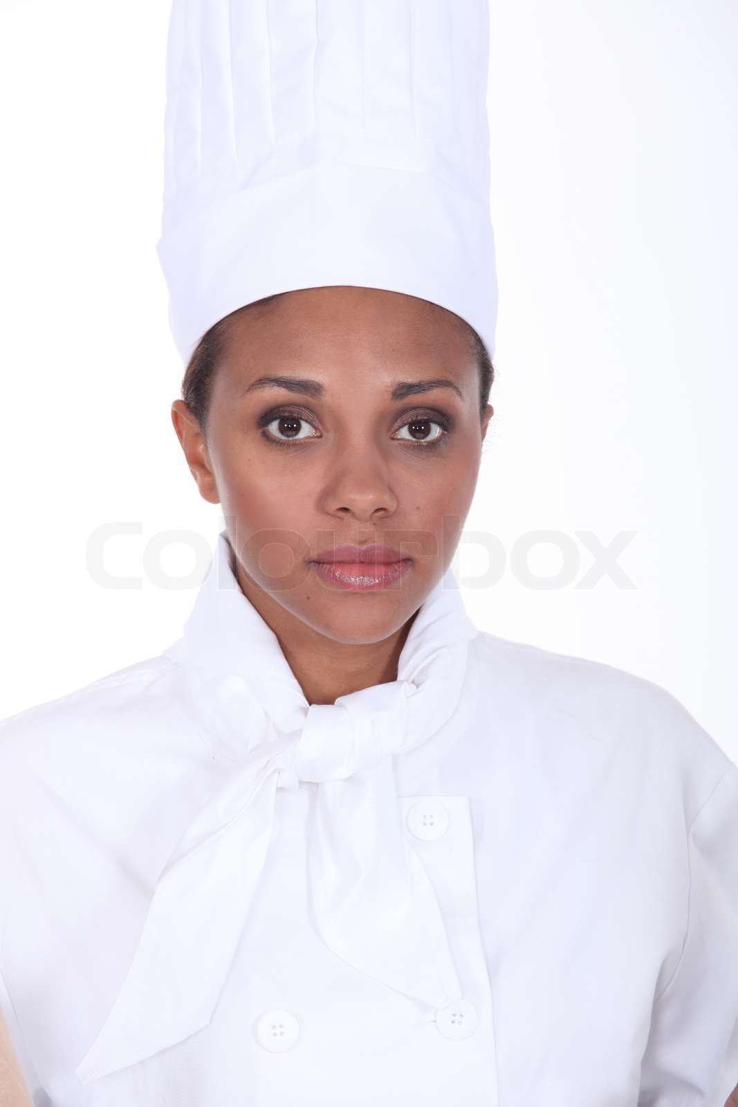 Female cook disappointed | Stock image | Colourbox